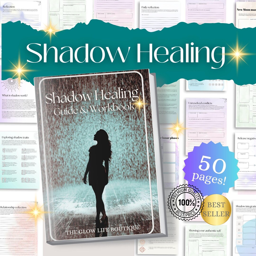 Shadow Work PDF Shadow Work Workbook, Anxiety Journal Healing Journal ...