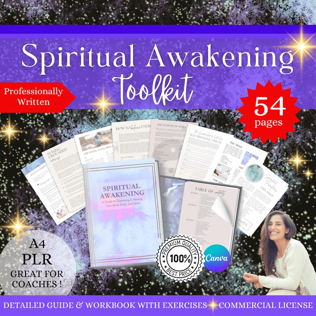 Spiritual Awakening Kit Spiritual Awakening Journal Ebook Spiritual PLR ...