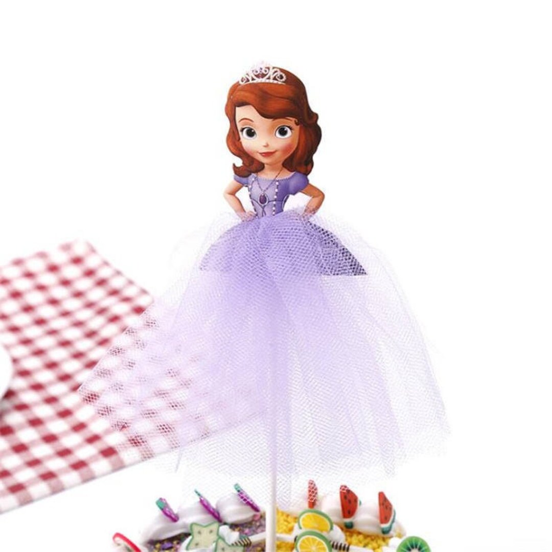 Sofia Cake Toppers, Princess Birthday, Disney Princess, Disney Themed ...