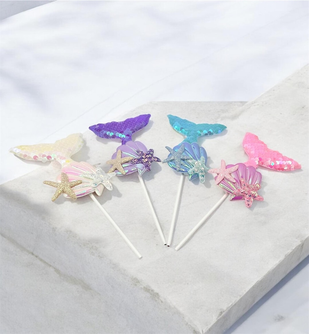 Mermaid Cake Toppers, Mermaid Birthday, Mermaid Princess, Disney Ariel ...