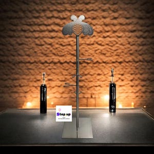 Patron Tequila Bottle Tower, Stainless Steel, Replica Patron Bottle ...