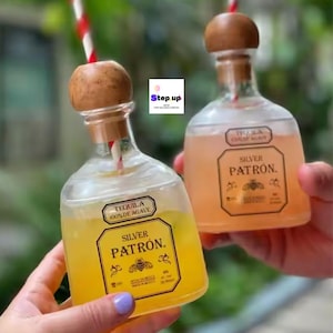 Patron Tequila Bottle Tower, Stainless Steel, Replica Patron Bottle ...