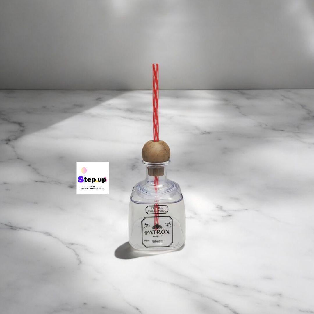 Replica Reusable Patron Bottles W/stickers+straw, Patron Reusable Cups ...