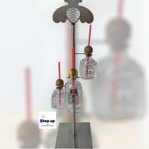 Patron Tequila Bottle Tower, Stainless Steel, Replica Patron Bottle ...