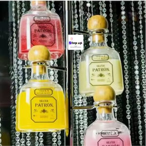 Patron Tequila Bottle Tower, Stainless Steel, Replica Patron Bottle ...