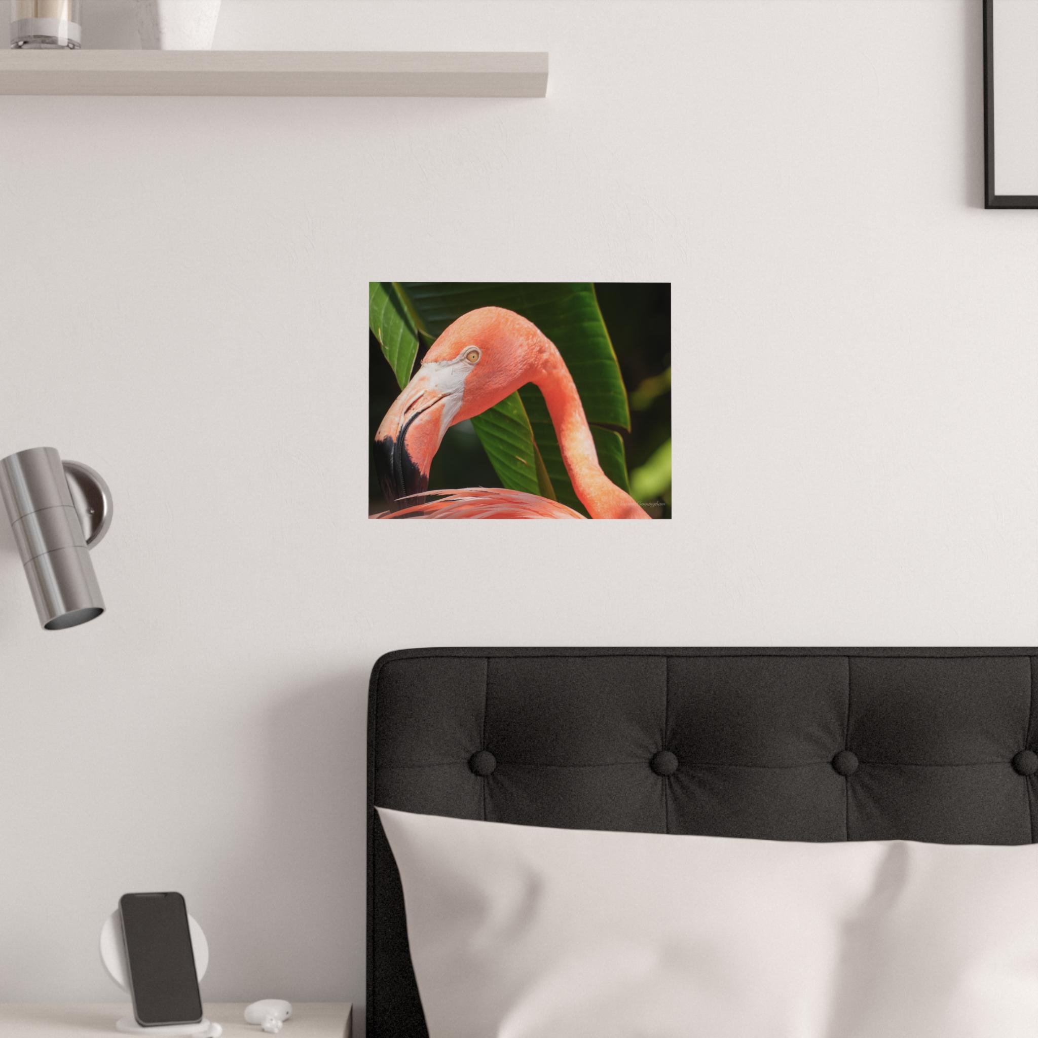 Bright Flamingo Poster - Etsy