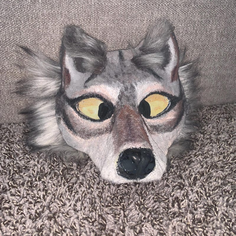 Furry Mask - Etsy