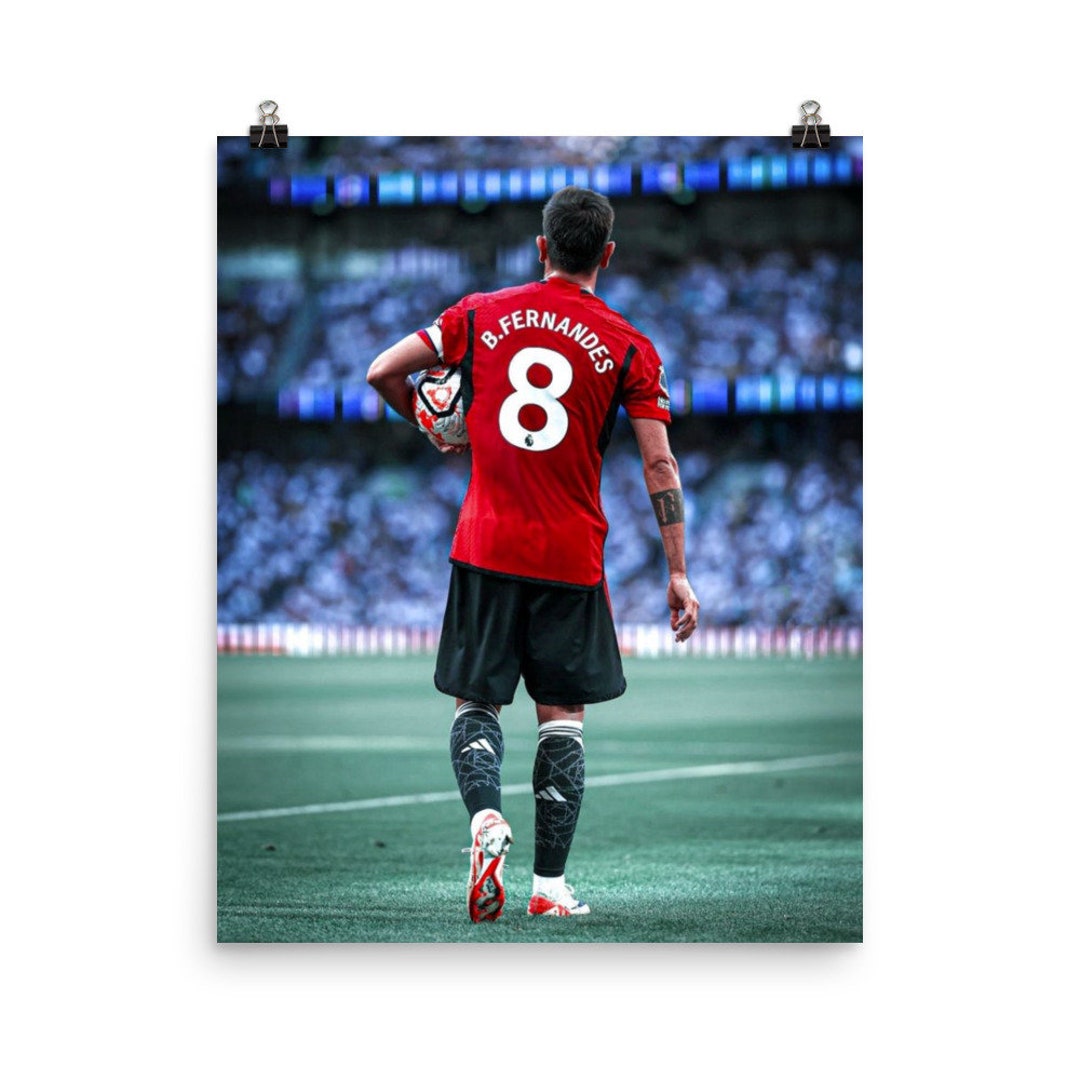 Bruno Fernandes Digital Printable Poster the Maestro of Manchester ...