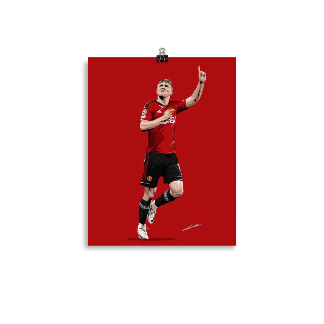 Rasmus Hojlund Printable Poster - Etsy