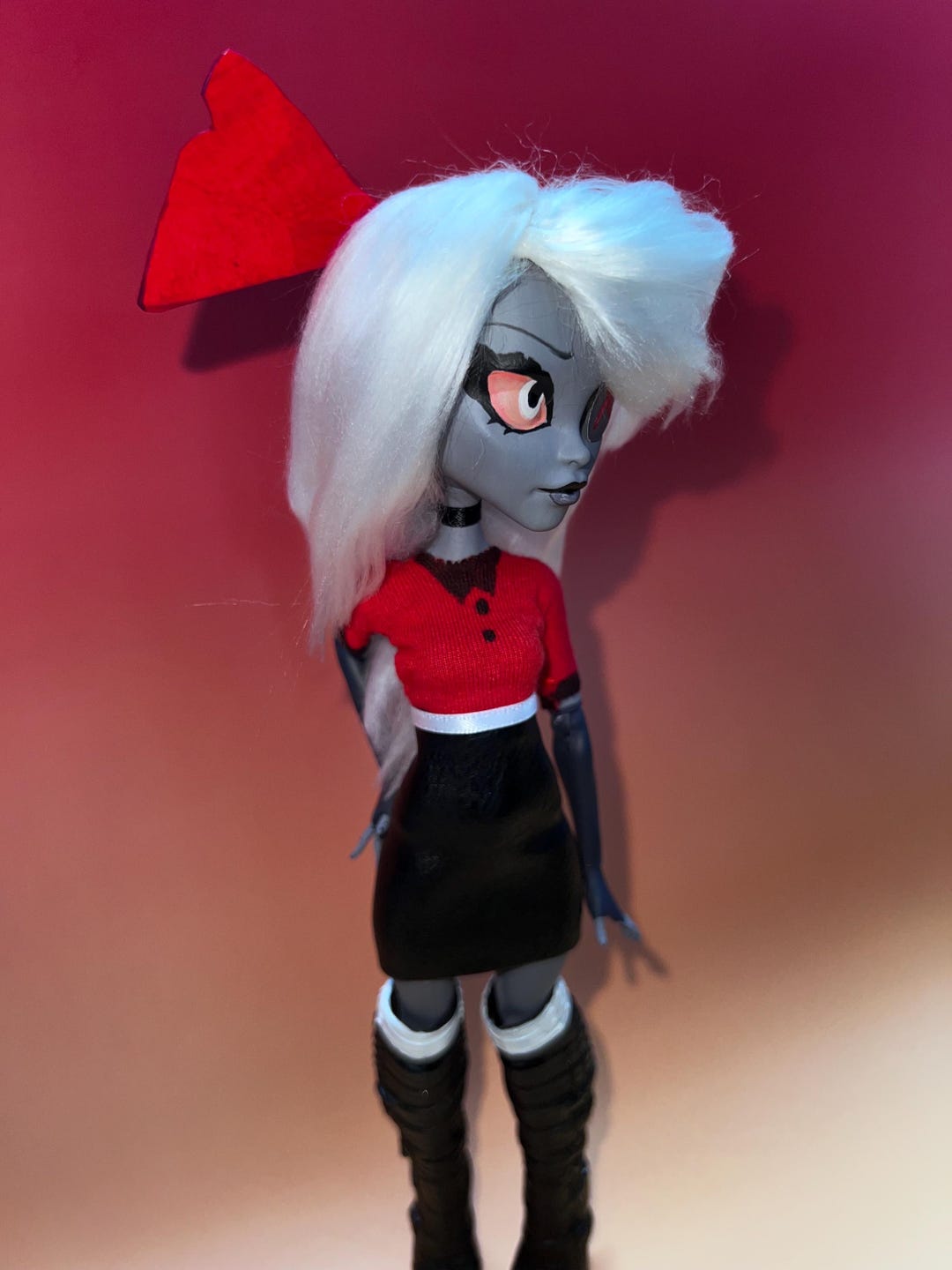 OOAK Hazbin Hotel Vaggie Doll - Etsy