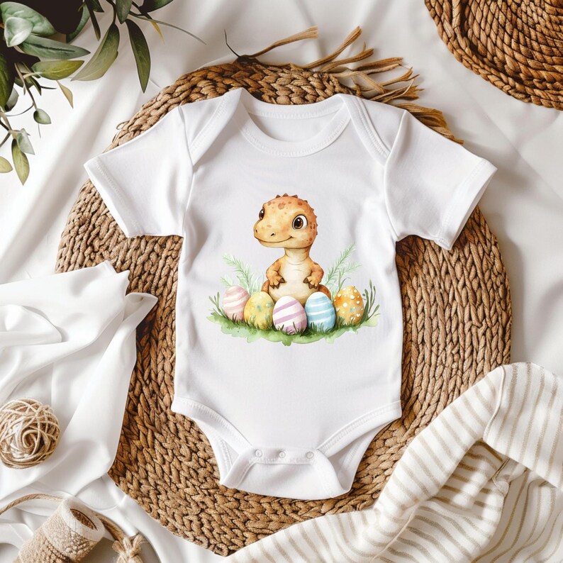 13 PNG Watercolor Easter Baby Dinosaur, Cute Dinosaur Clipart , Cartoon ...