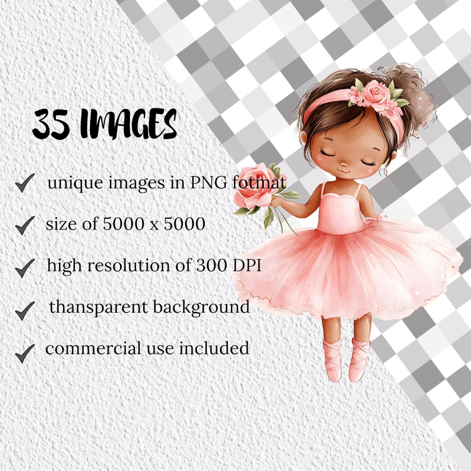 35 Watercolor Ballerina Clipart PNG, Pink Ballerina Cute Ballet Clipart ...