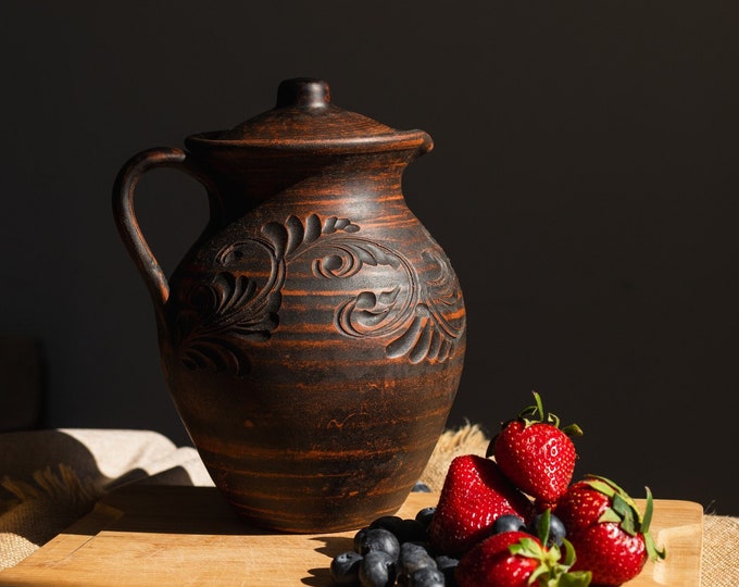 ON SALE Vintage Watt Pottery APPLE Pitcher 15 Single Apple on Branch ...