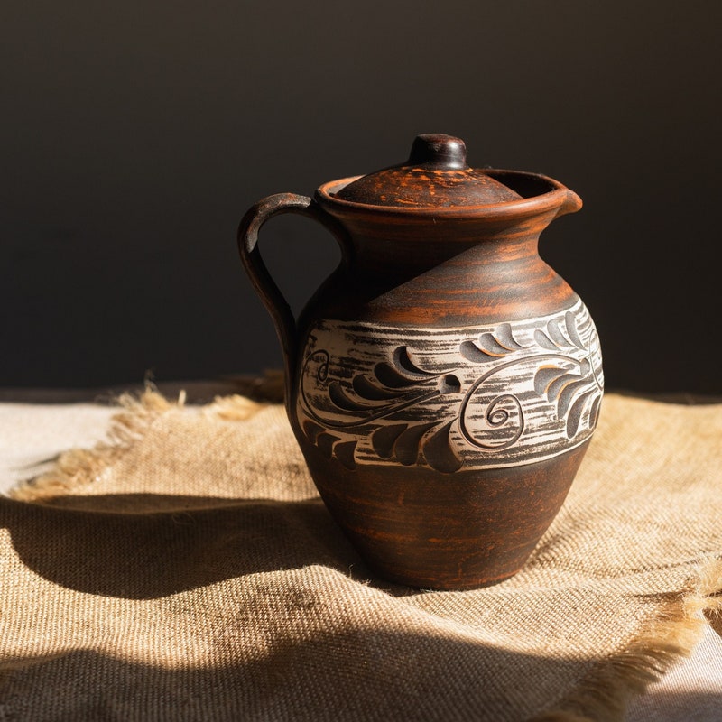 Clay Pitcher - Etsy
