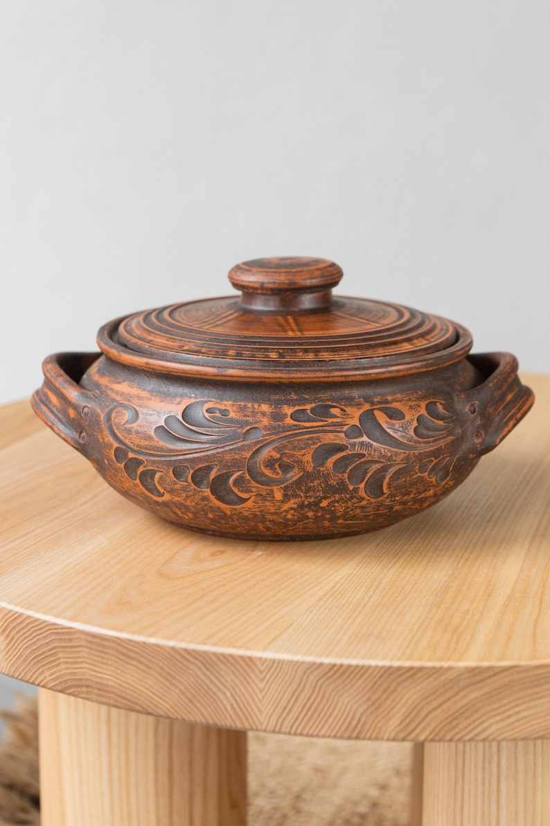 Natural Clay Hanmade Biriyani, Pot Serving, Clay Pot, Organic Terra ...