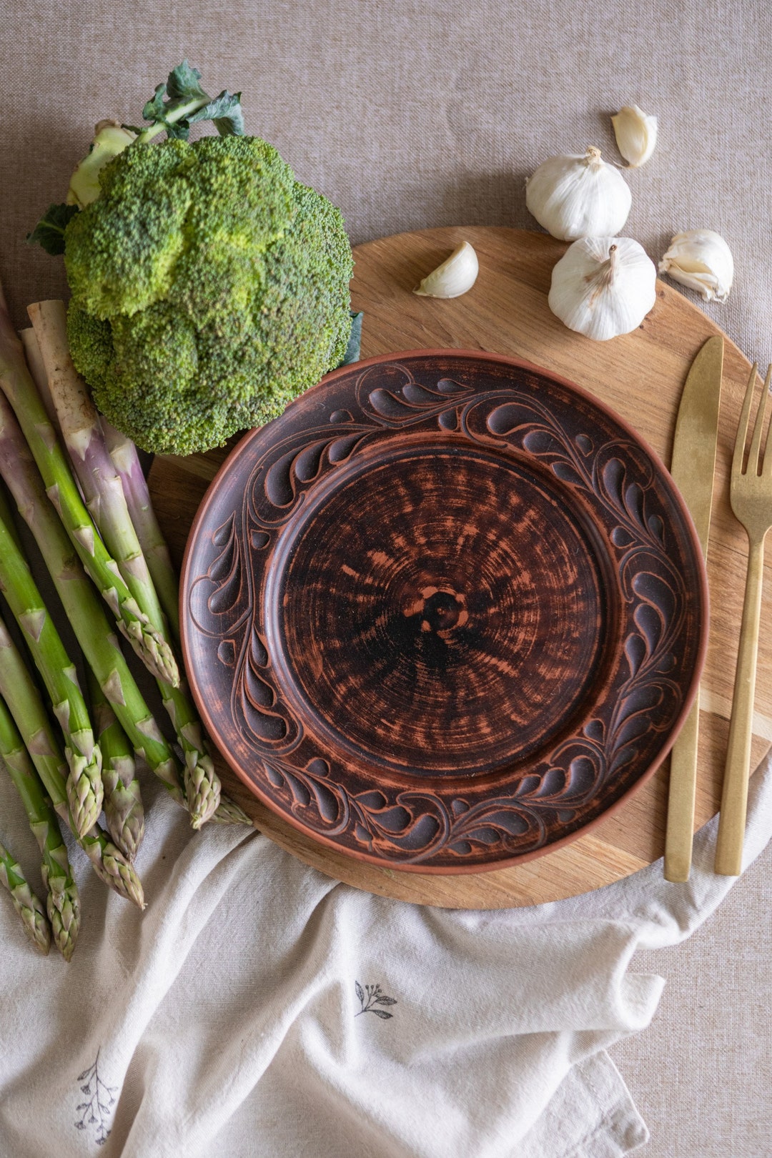 Clay Cookware Hand, Terracotta Pot, Handmade Clay Plate Ceramic, Clay ...