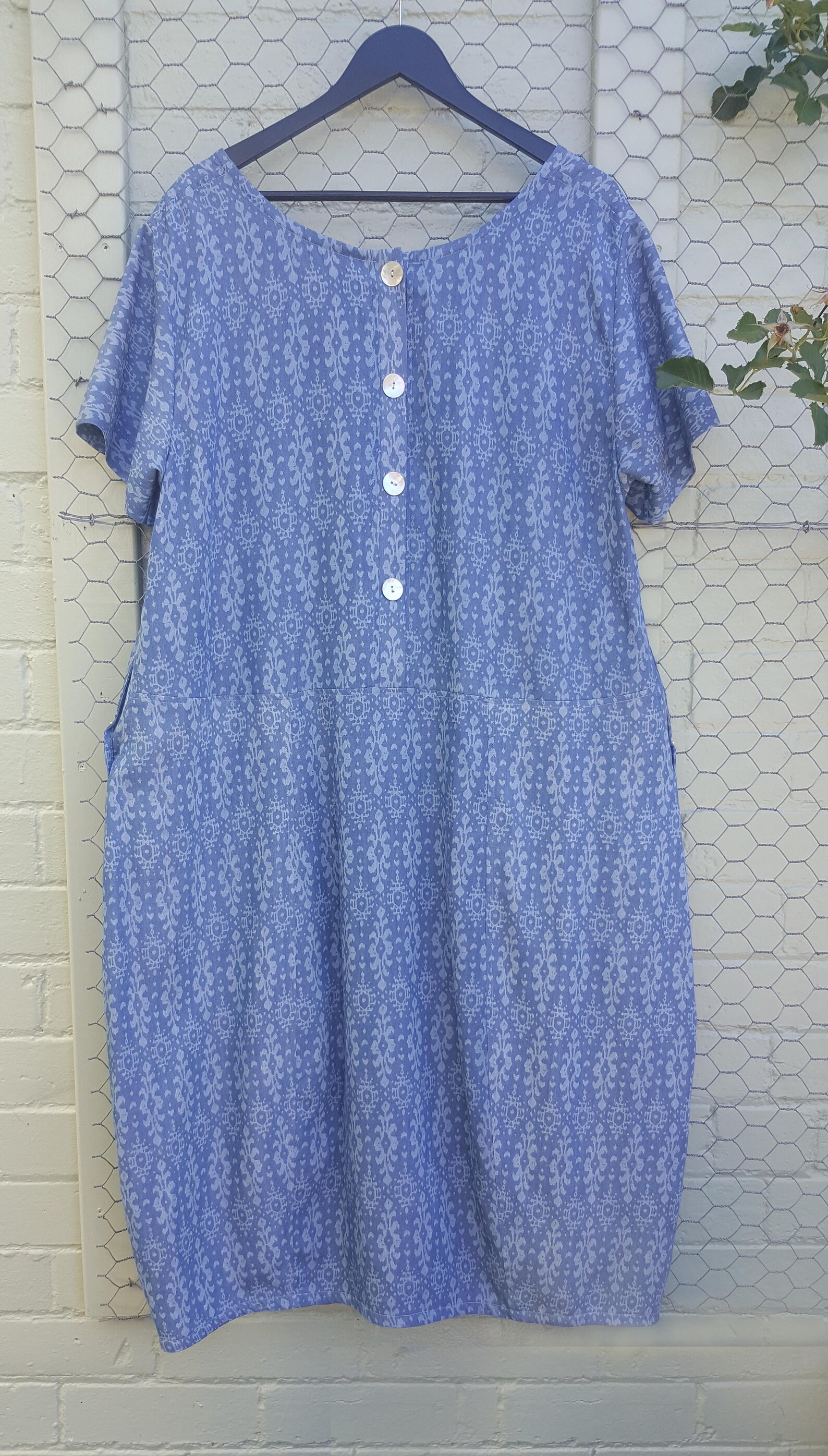 Skye Blue Dress Pdf Sewing Pattern - Etsy