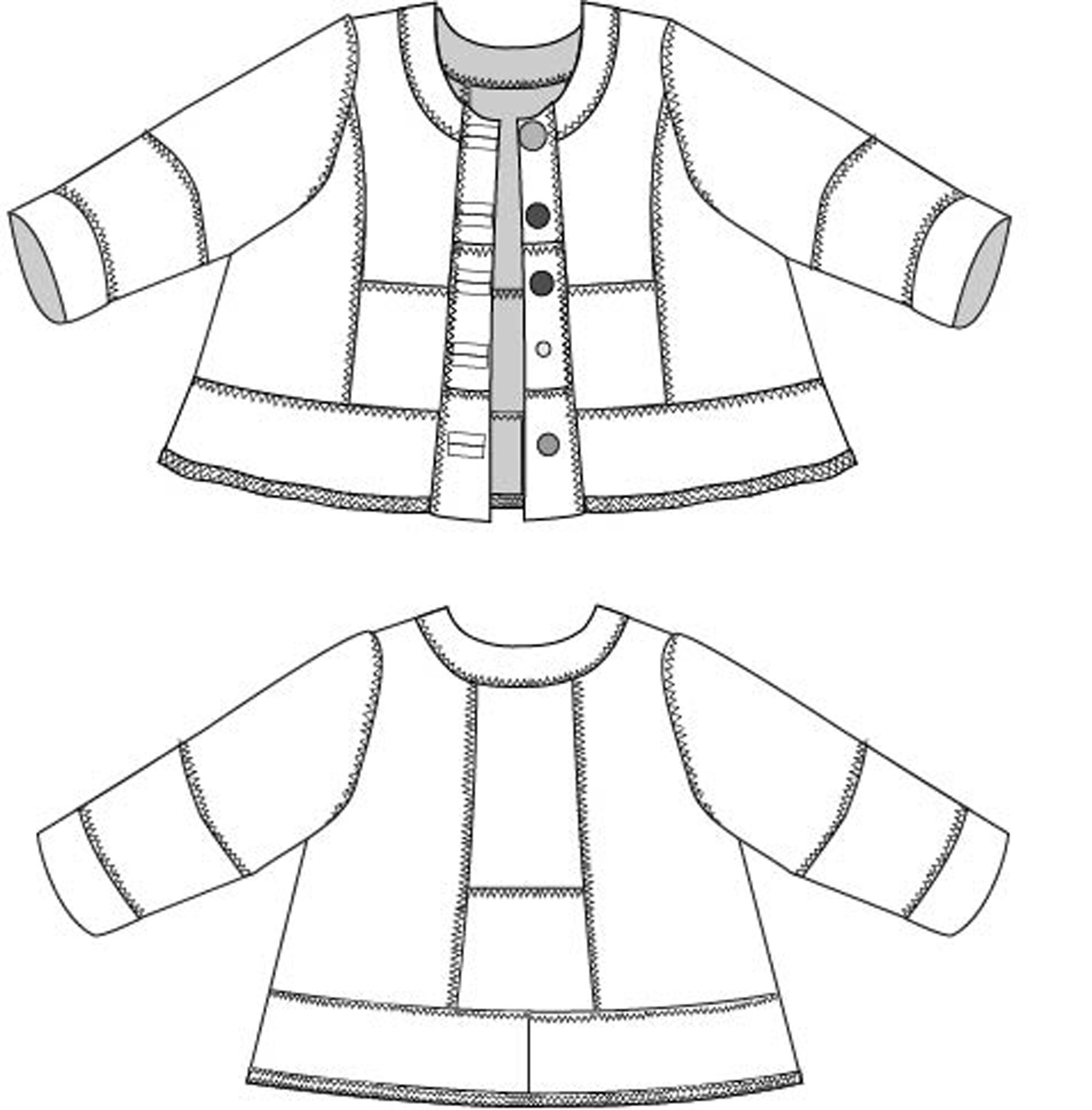 Zambeesi Jacket, Womens PDF Sewing Pattern - Etsy