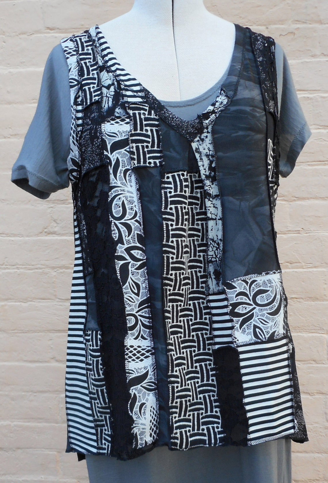 Patchwork Polly Vest - Etsy