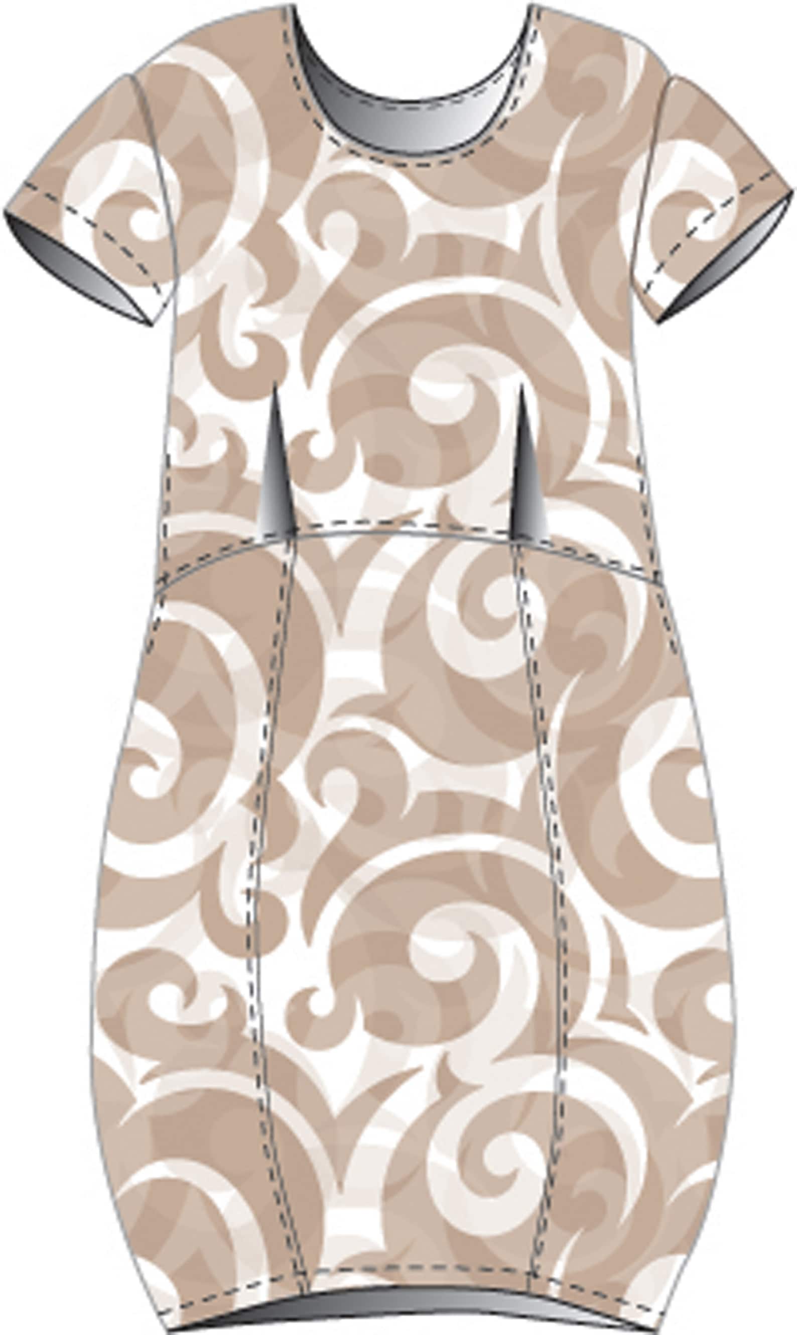 Skye Blue Dress Pdf Sewing Pattern - Etsy