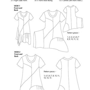WAVE, Womens PDF Sewing Pattern - Etsy