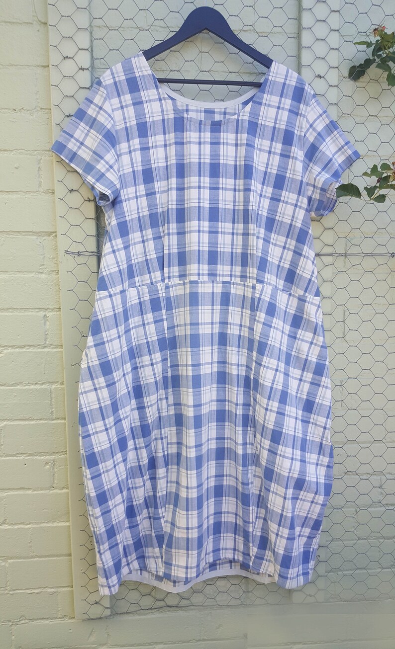 Skye Blue Dress Pdf Sewing Pattern - Etsy