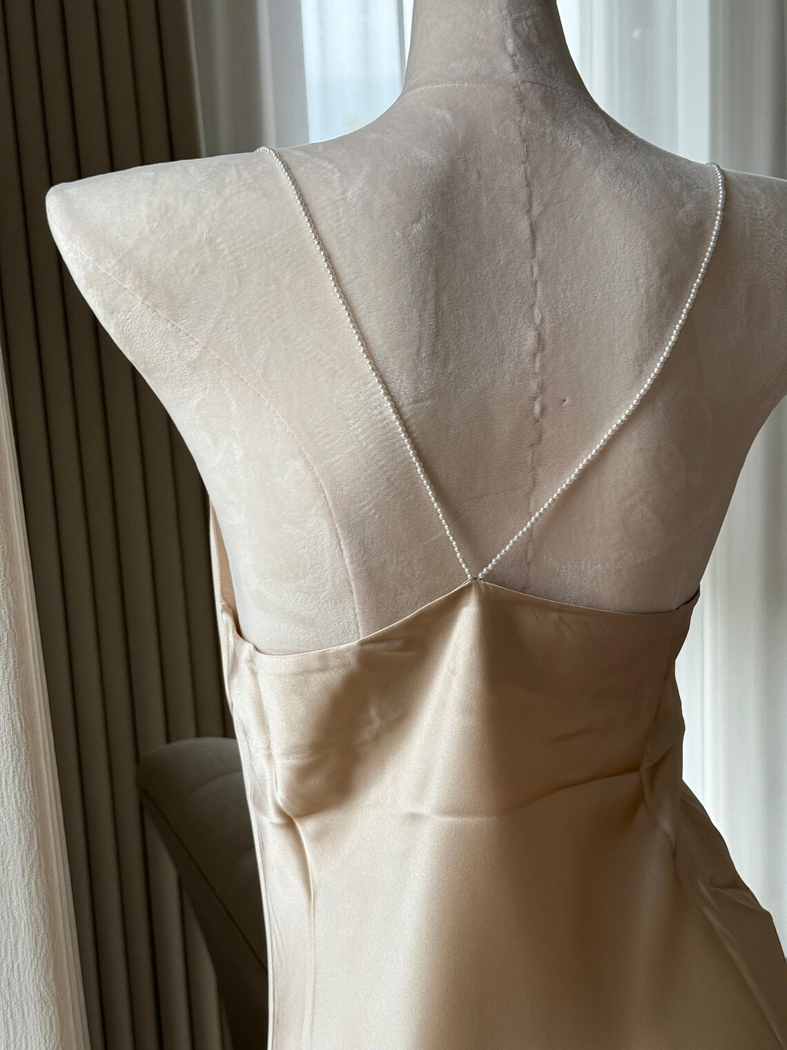 Pearl Strip Slip Dress - Etsy