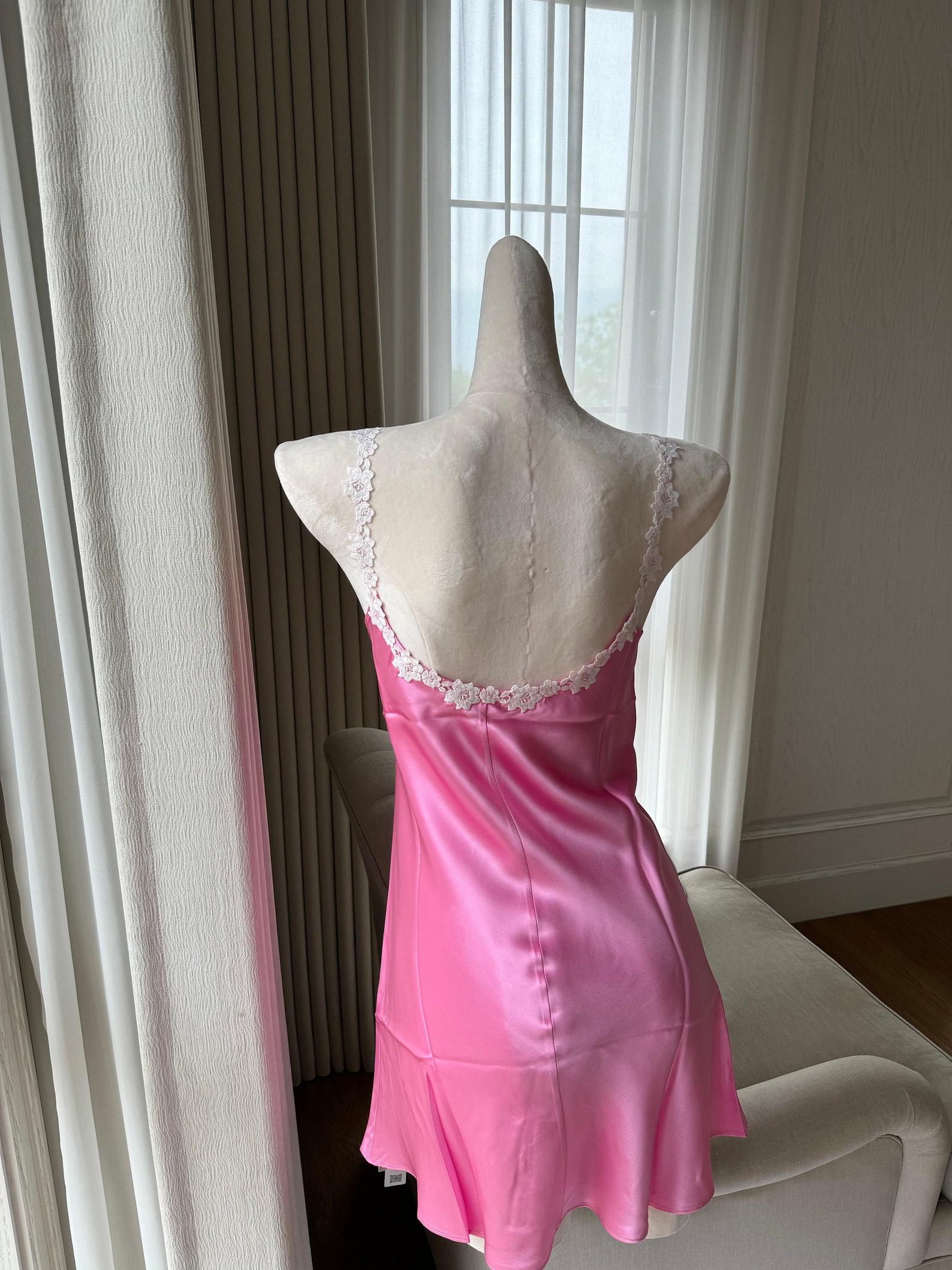 Silk Slip Mini Dress - Etsy