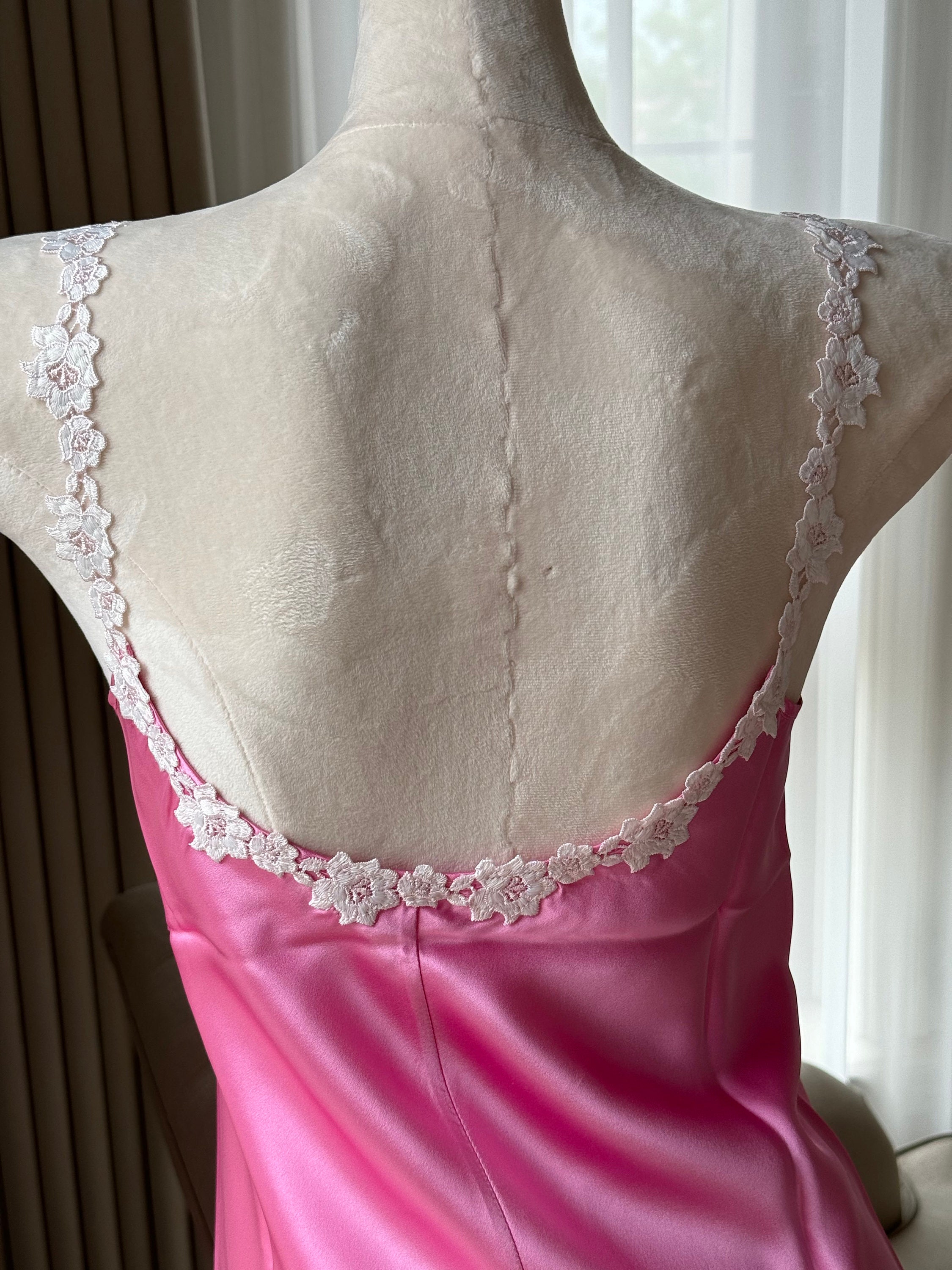 Silk Slip Mini Dress - Etsy