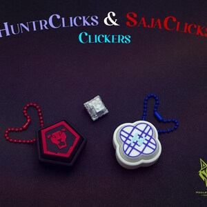 K-pop Demon Hunters Inspired Fidget Clickers Keychain (hunter/x & Saja ...