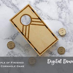 Desktop Mini Cornhole Game ~ 3mm Laser File ~ SVG ~ Coinhole ~ Tabletop ...