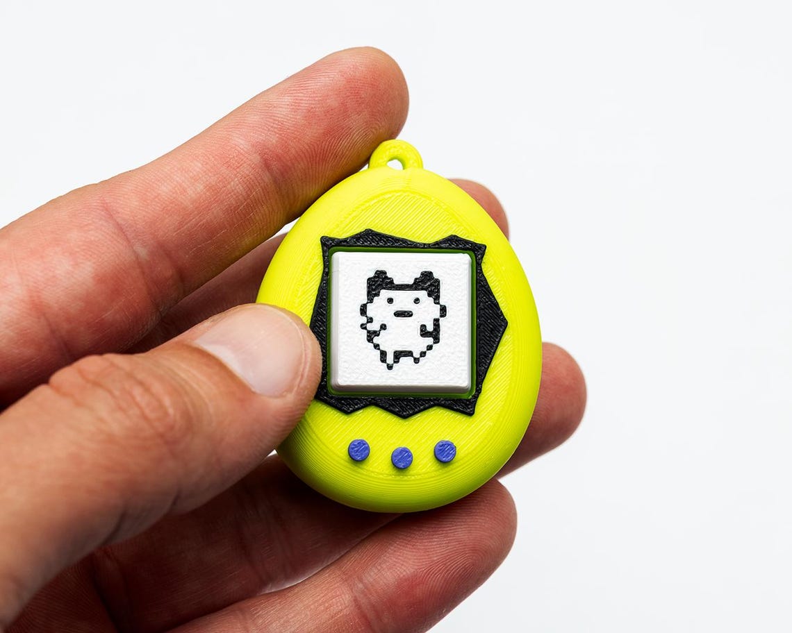 Clickipet™ Retro Fidget Toy – Tamagotchi-inspired Clicker – Custom 8 ...