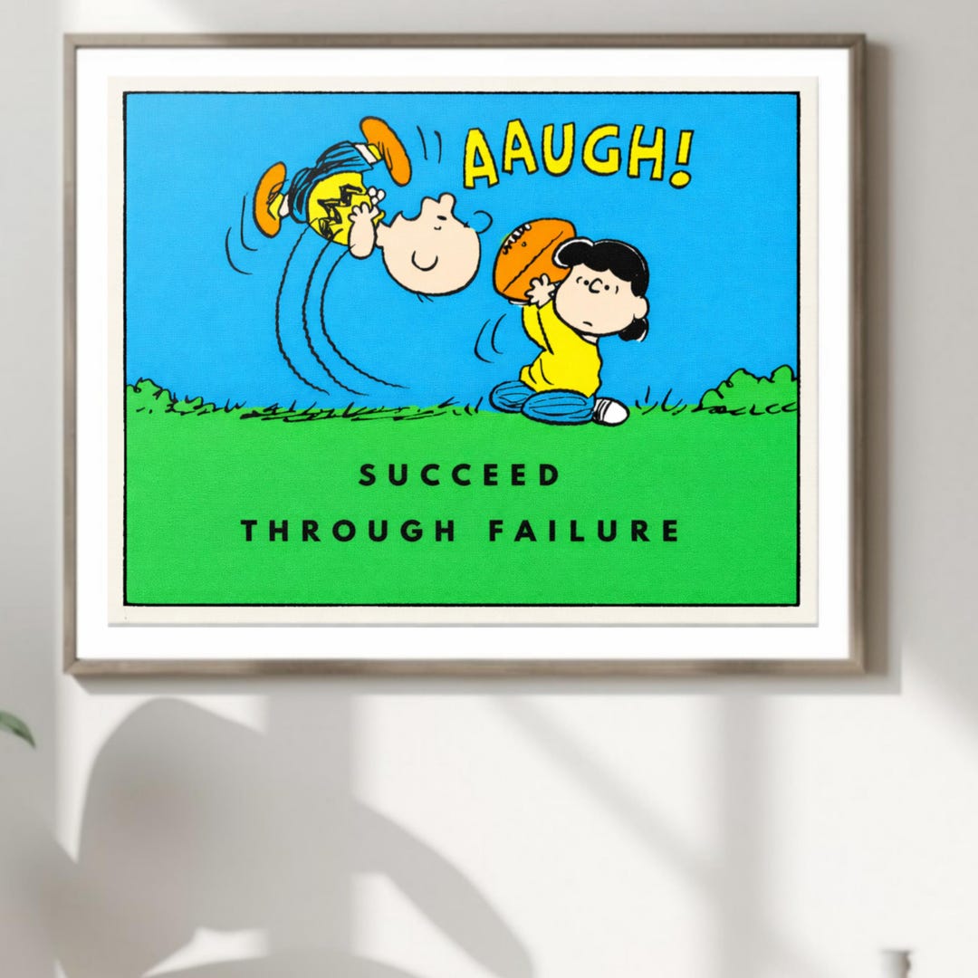 Peanuts Succeed Through Failure – Growth Mindset Motivational Digital ...