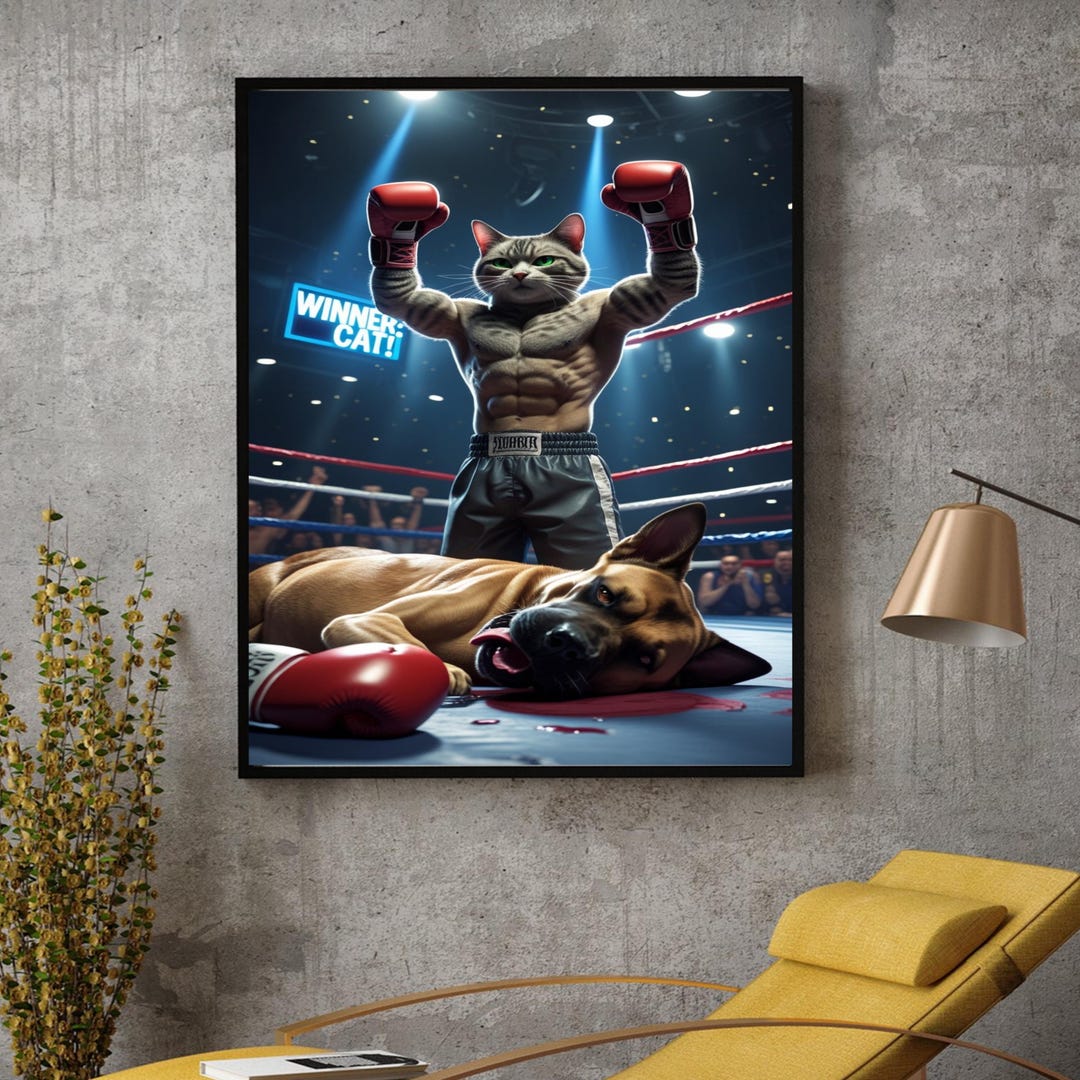 Paw for Paw: the Knockout Wall Art – Physical Poster Print – Not ...