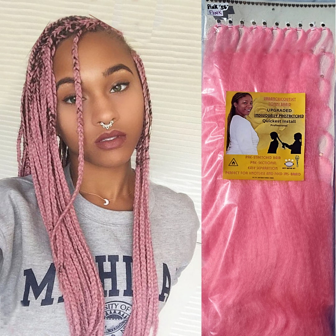 Pretty Pink Pre-sectional Easy Separation Quickest Install Braiding ...