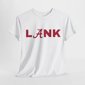 LANK T-shirt Alabama Football Shirt Roll Tide Tee Unisex Heavy Cotton ...