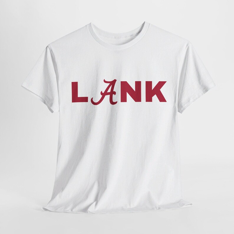 LANK T-shirt Alabama Football Shirt Roll Tide Tee Unisex Heavy Cotton ...