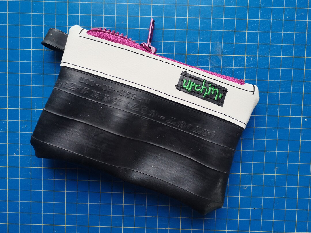 Eco Friendly Pouch Recycled Bag Bike Inner Tube Travel Pouch Zipper ...