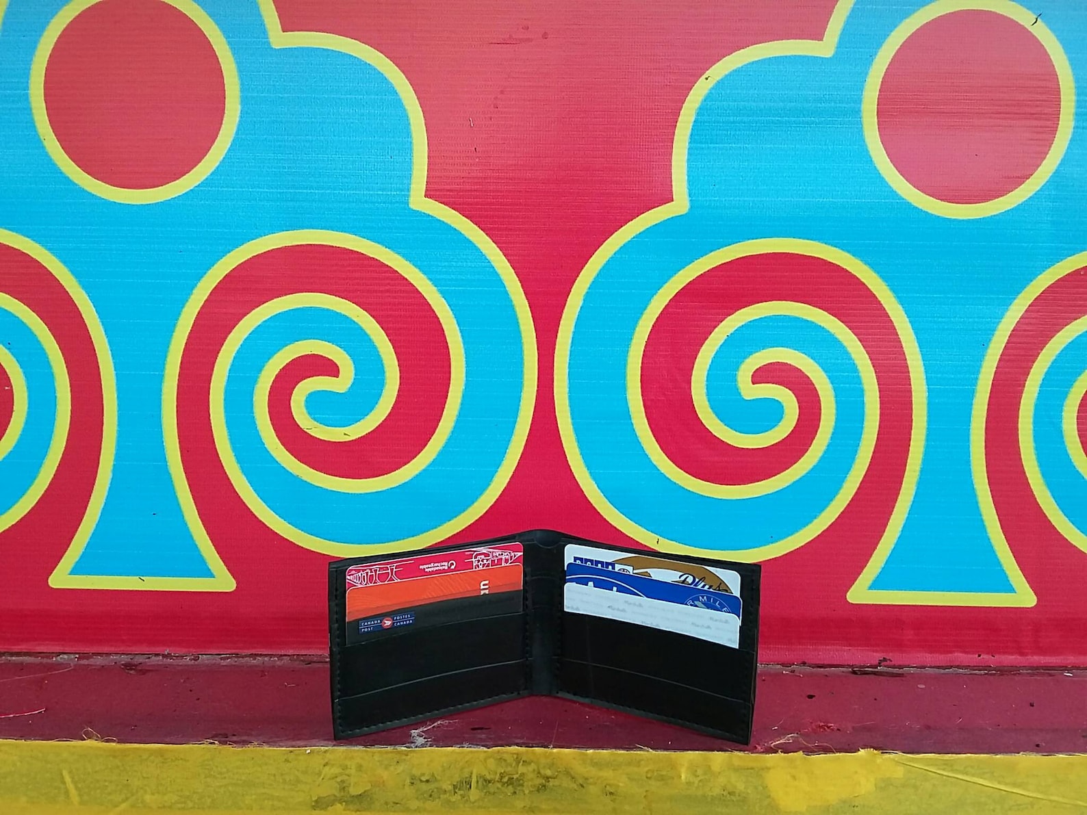 Bike Tube Wallet Black Billfold Wallet Mens Vegan Wallet - Etsy