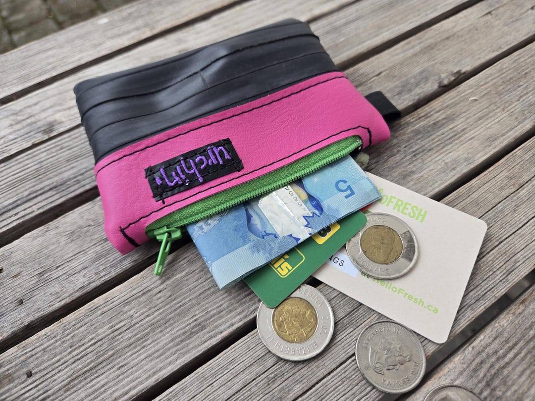 Small Bike Tube Purse - Repurposed Bike Tubes - Bike Friendly - Vegan ...