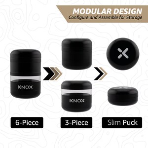 Xbit Herb Grinder With Display Side Window, Transform to Slim Storage ...