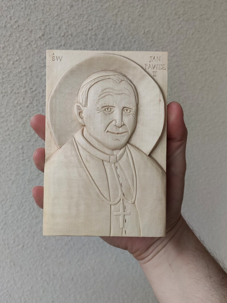 Icon of Saint John Paul II John Paul 2 Picture of JP2 JPII Handmade ...