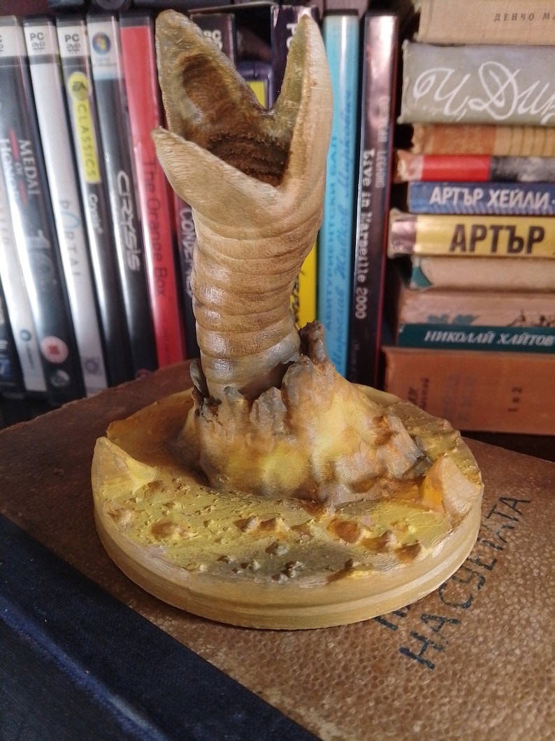 Sandworm Figure - Shai Hulud, Tabletop Gift for Gamers and Sci-fi Fans ...