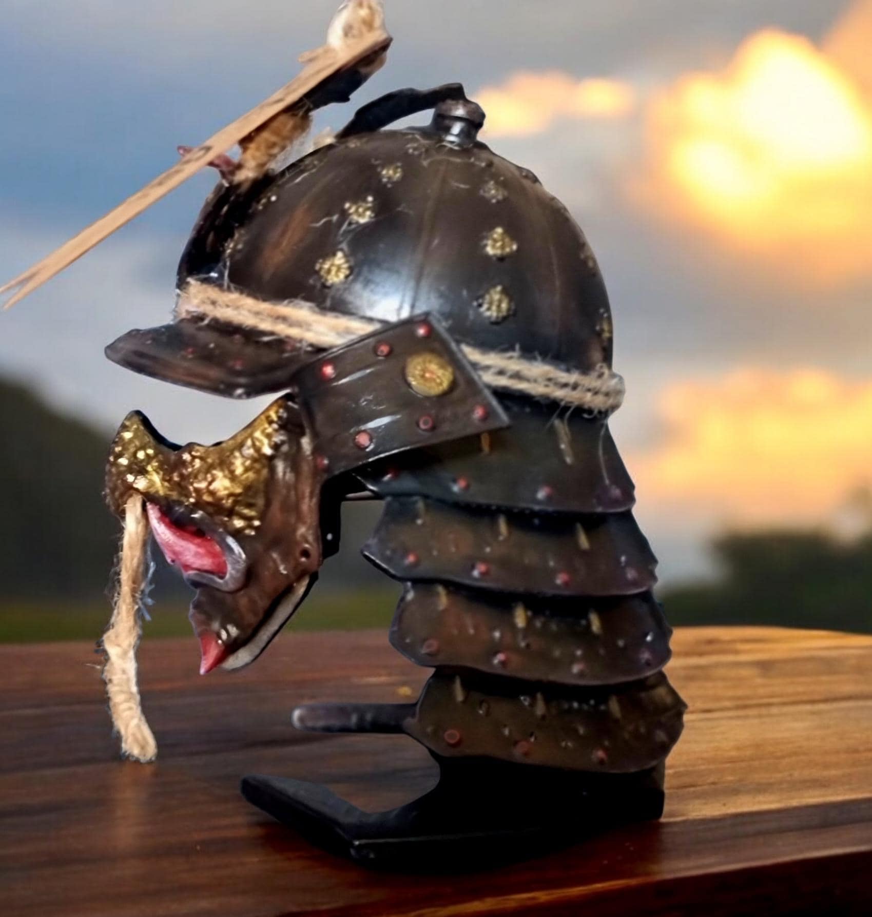 Shogun Mask Intricate Samurai Armor Replica, Unique Decor - Etsy