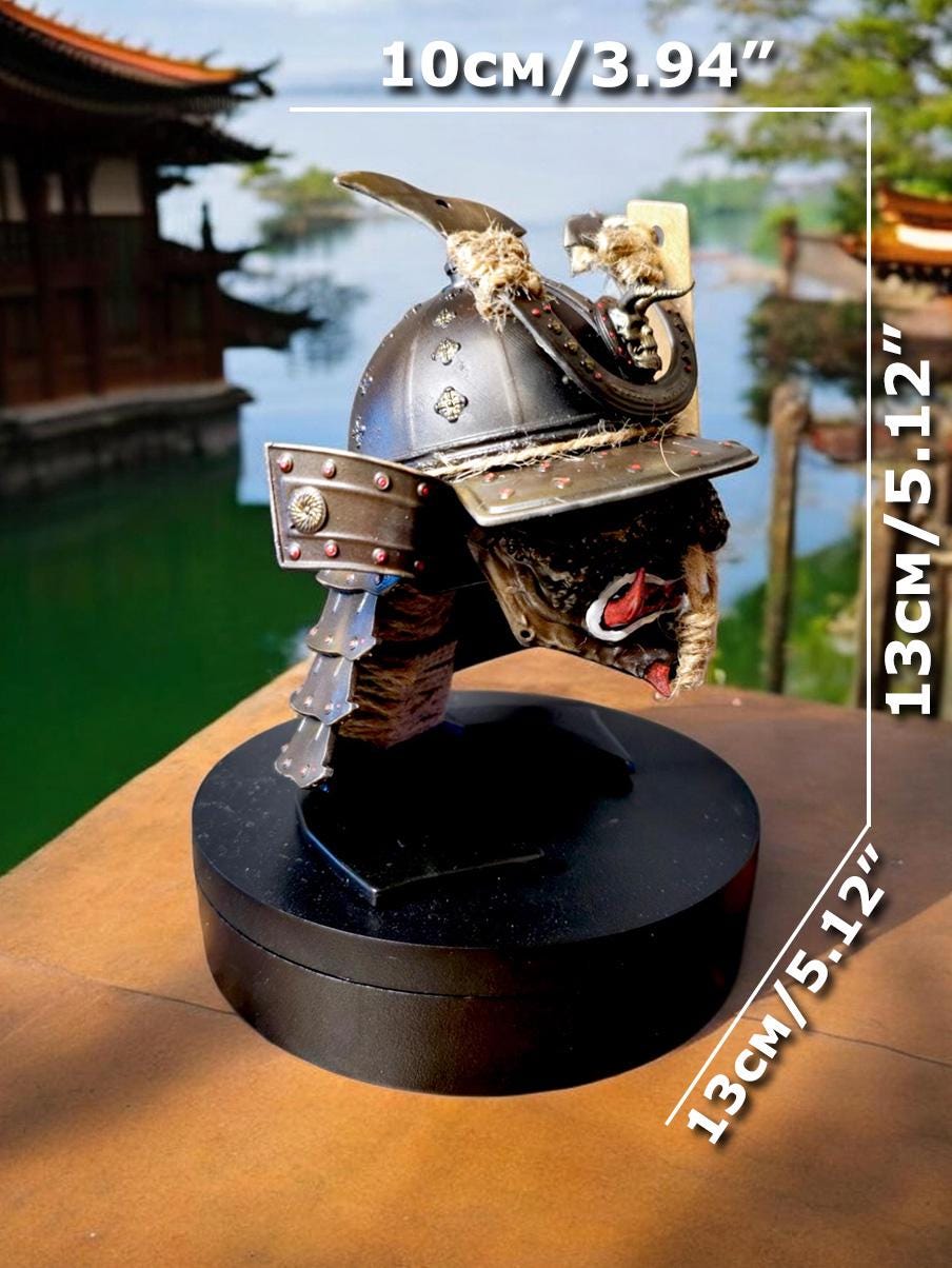 Shogun Mask - Intricate Samurai Armor Replica, Unique Decor - Etsy