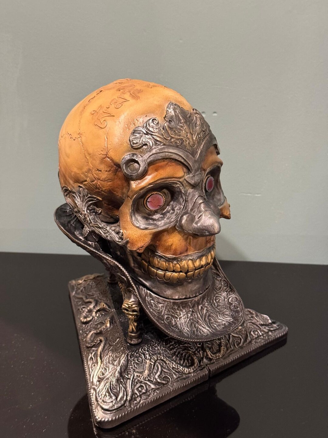 Decorative Kapala Skull Set: 3D Printed Stand and Skull Sculpture - Etsy