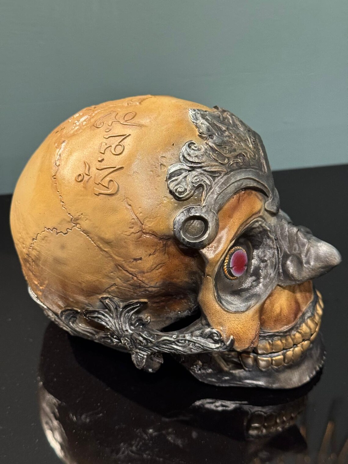 Decorative Kapala Skull Set: 3D Printed Stand and Skull Sculpture - Etsy