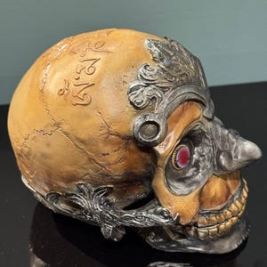Decorative Kapala Skull Set: 3D Printed Stand and Skull Sculpture - Etsy