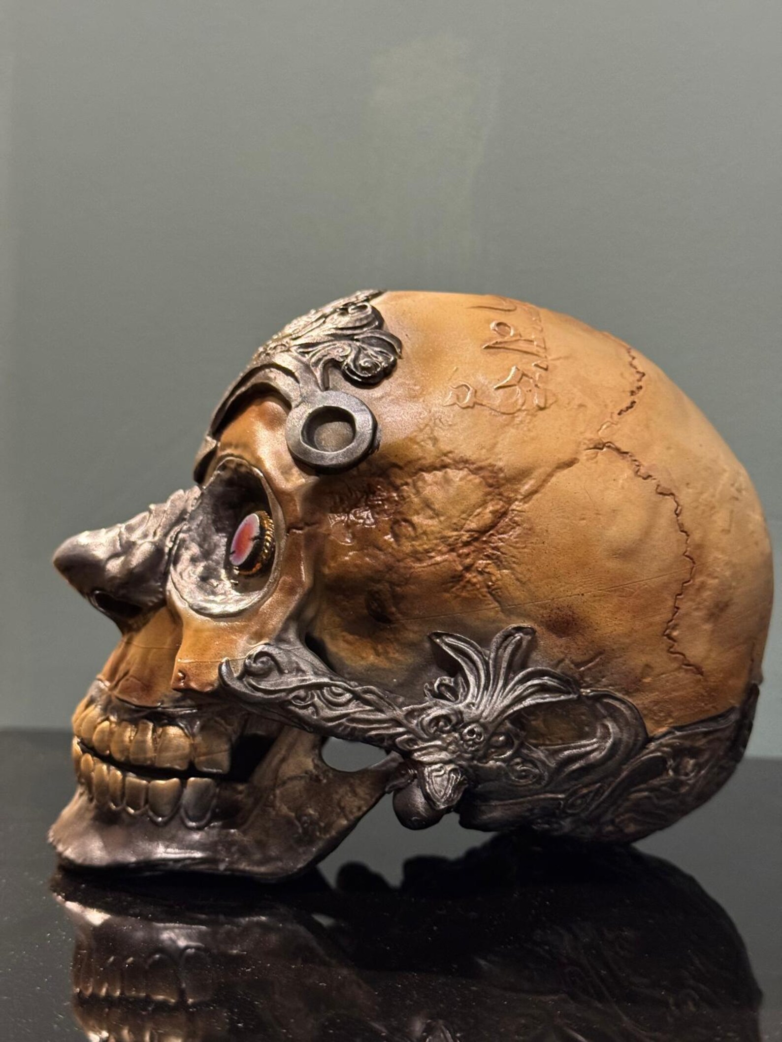 Decorative Kapala Skull Set: 3D Printed Stand and Skull Sculpture - Etsy