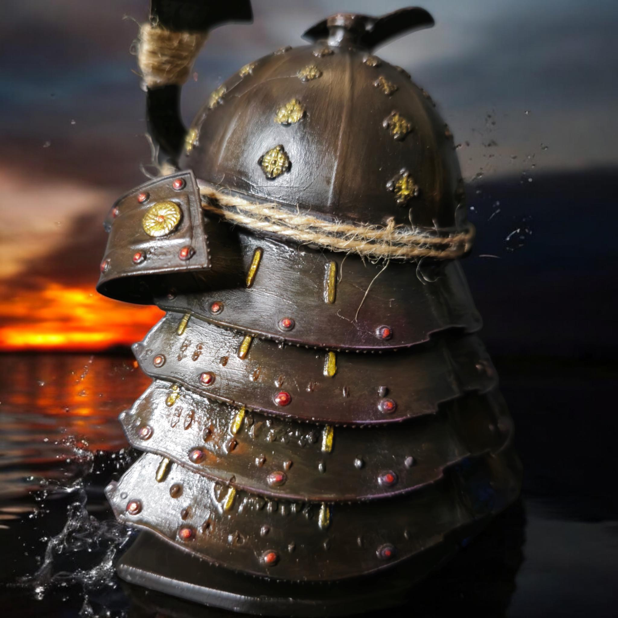 Shogun Mask Intricate Samurai Armor Replica, Unique Decor - Etsy